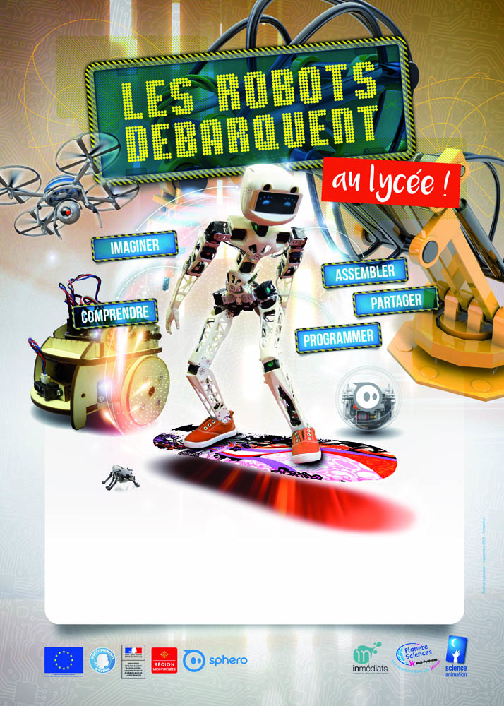 Les robots débarquent au lycée ! - Planète Sciences Occitanie